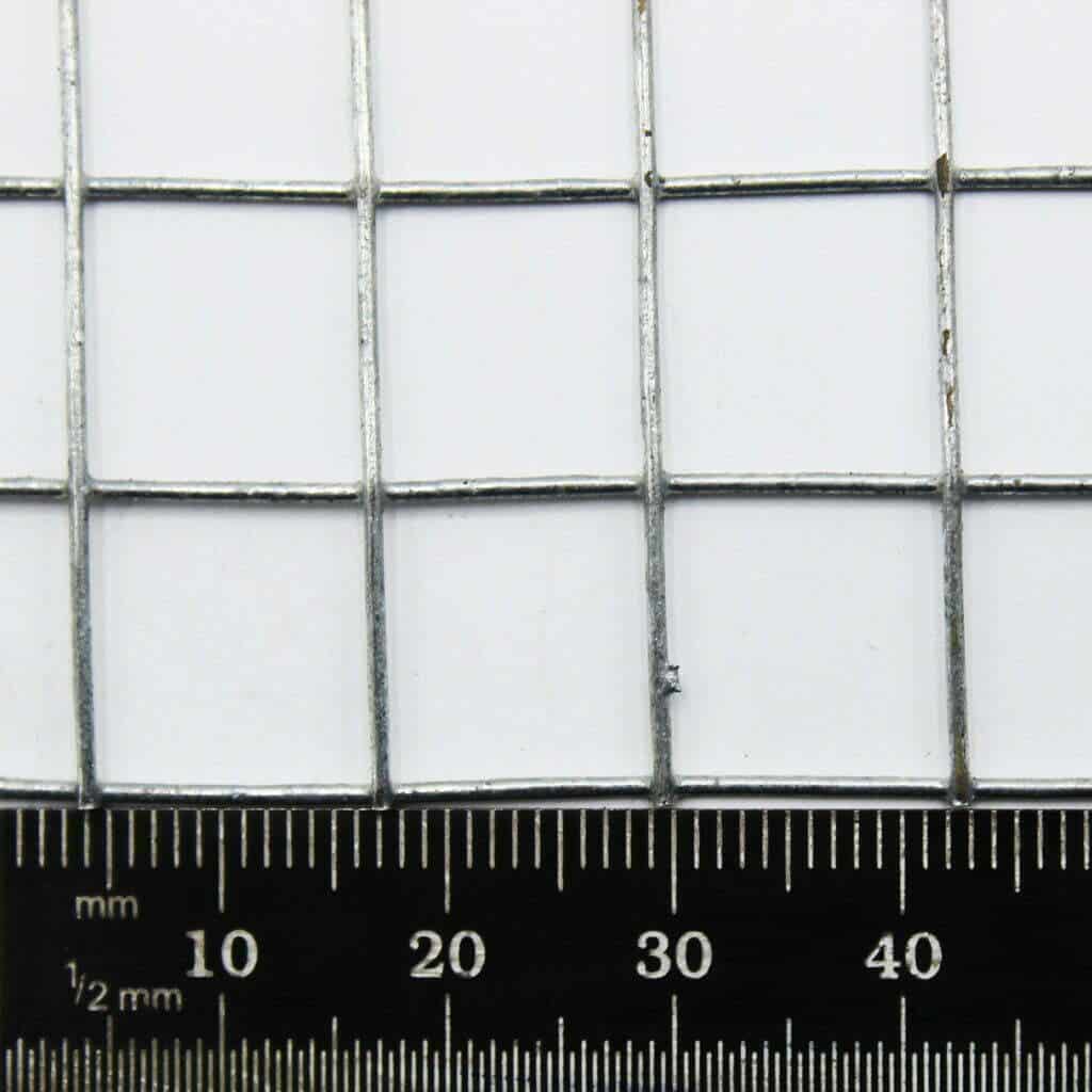 1/2″(13mm) Hole x 19 Gauge Galvanised Welded Wire Mesh - The Mesh Company