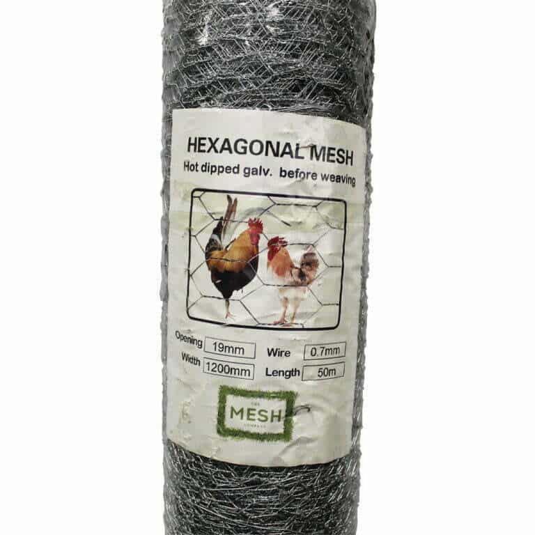 19mm Galvanised Steel Thatched Roof Wire Mesh - 50 Metre x 1200mm Roll ...