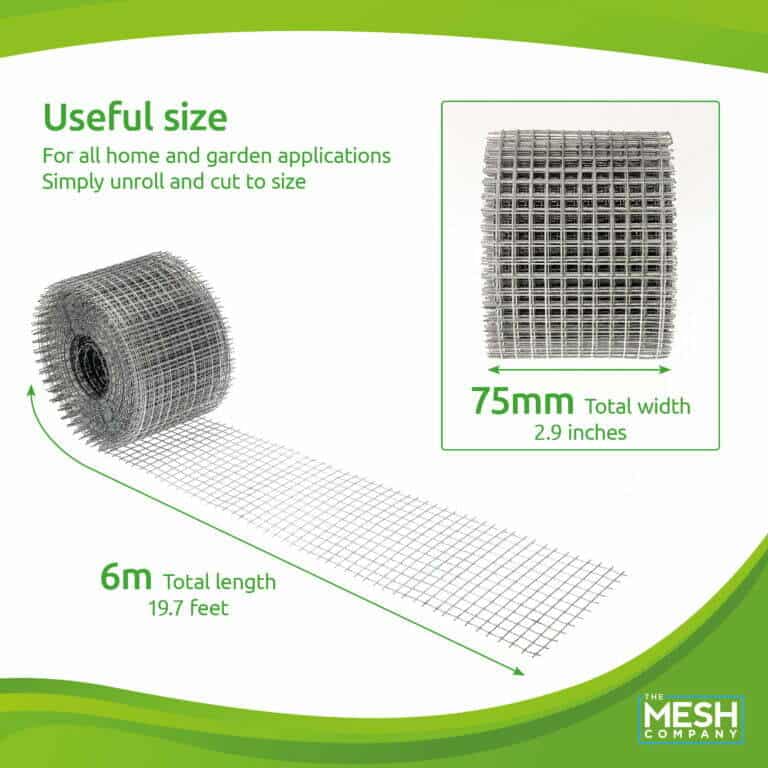 RatMesh | Rat Proof Wire Mesh (1/4" Galvanised Welded Mesh) - The Mesh ...