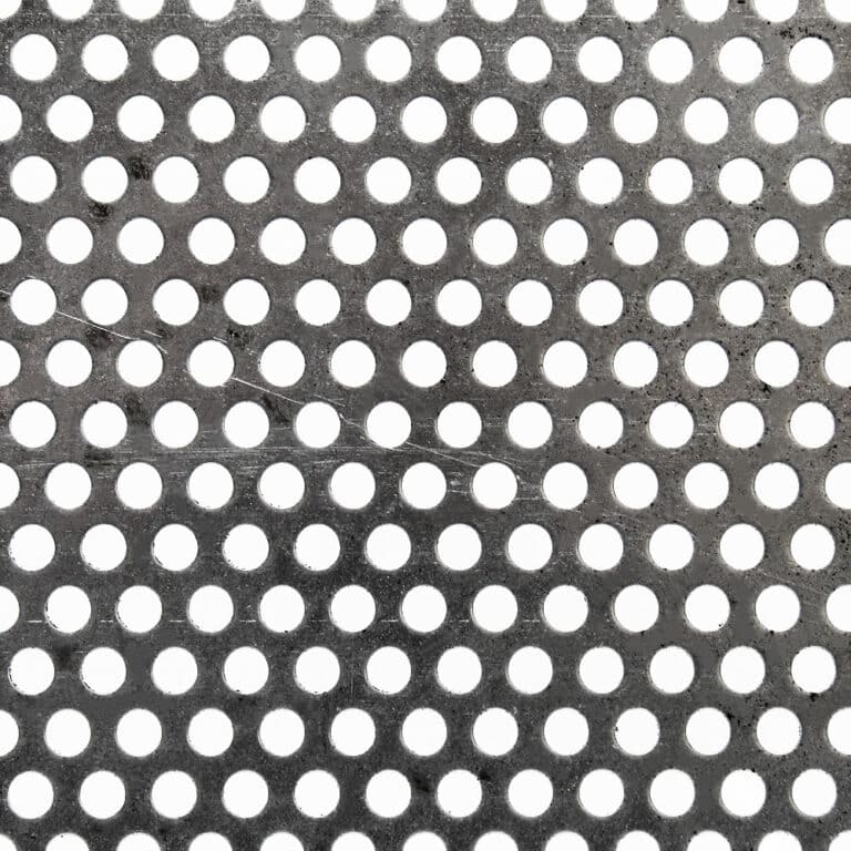 Galvanised Perforated Metal Sheet Steel Flat Plate Panels - The Mesh ...