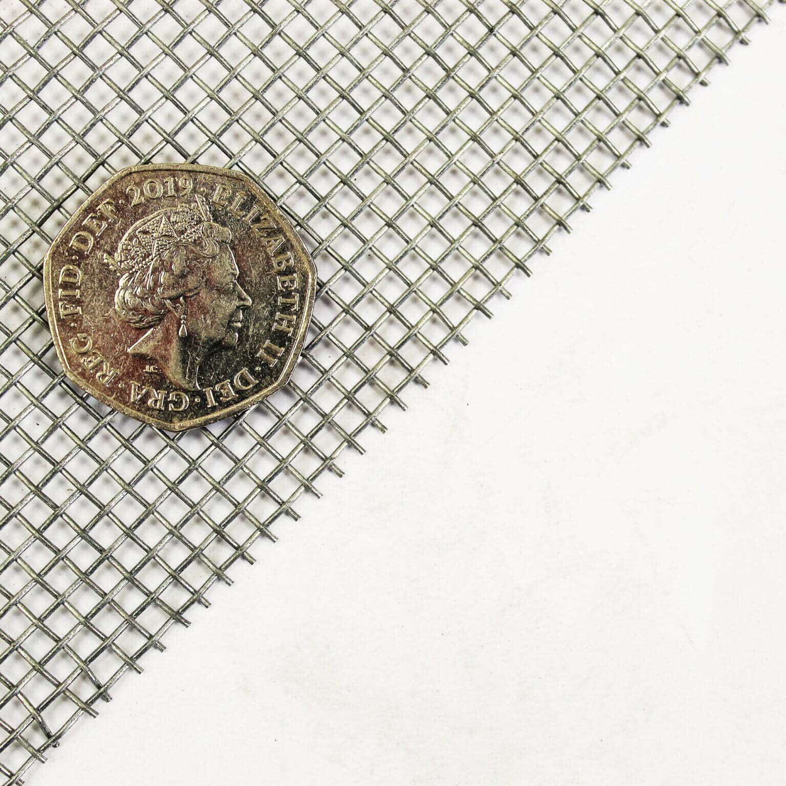 2.48mm Hole Galvanised Steel Woven Wire Mesh Varroa Floor - 0.7mm Wire ...