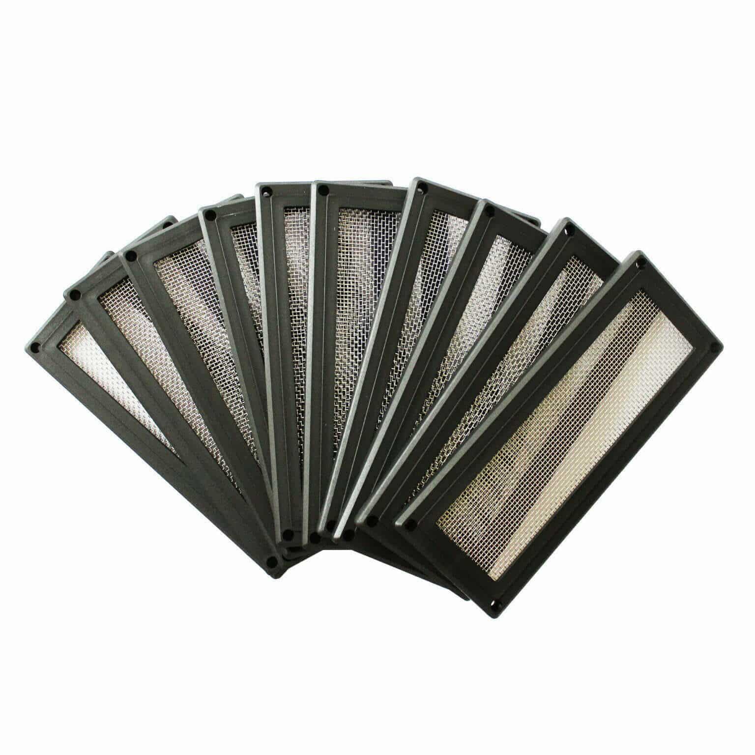 Black Frame Airbrick Mesh Vent Covers Rodent Deterrent - The Mesh Company