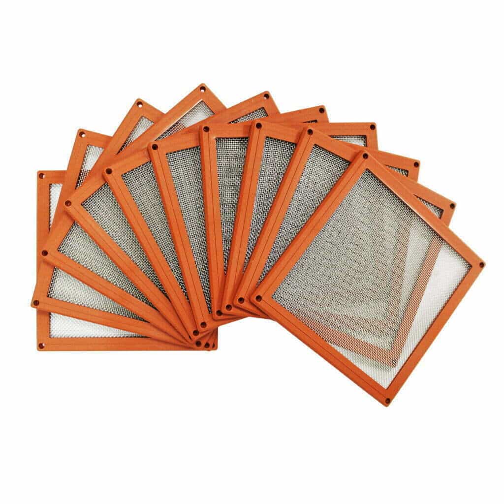 Brown Frame Air Brick Mesh Vent Cover Rodent Deterrent - The Mesh Company