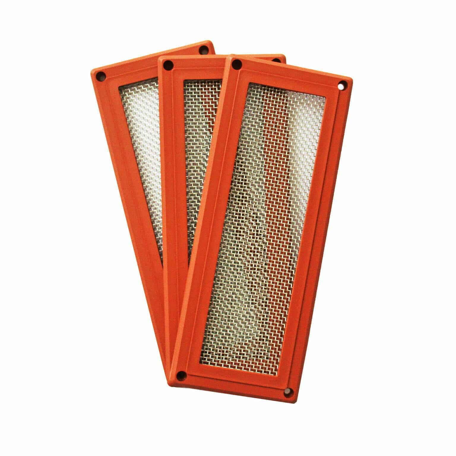 Brown Frame Air Brick Mesh Vent Cover Rodent Deterrent - The Mesh Company