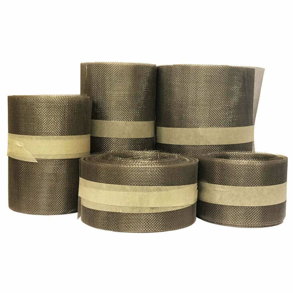 1.36mm Hole Stainless Steel Woven Insect Meshing Soffit Rolls - 0.23mm ...