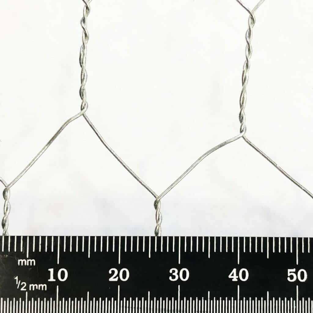 25mm Galvanised Steel Fox Proof Chicken Wire Mesh - The Mesh Company