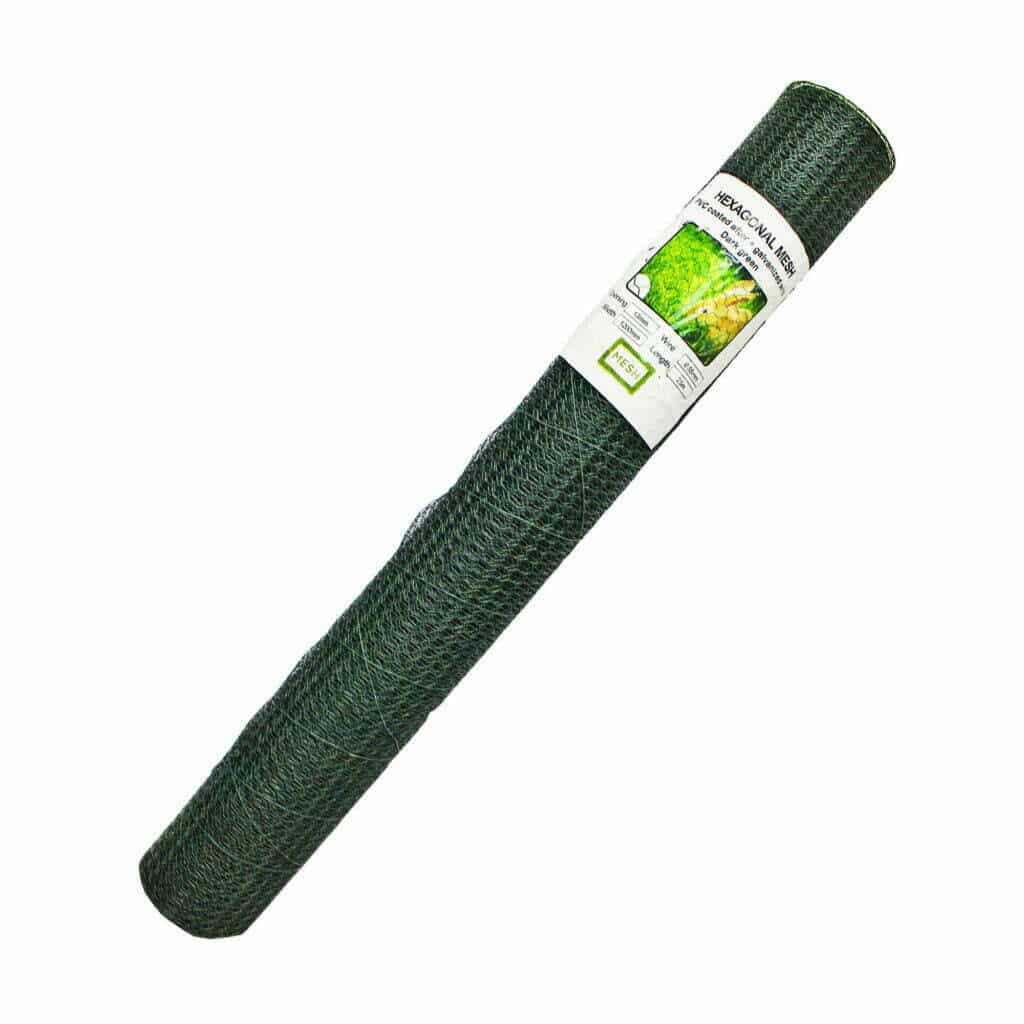 13mm Green PVC Chicken Mesh Wire Netting - The Mesh Company