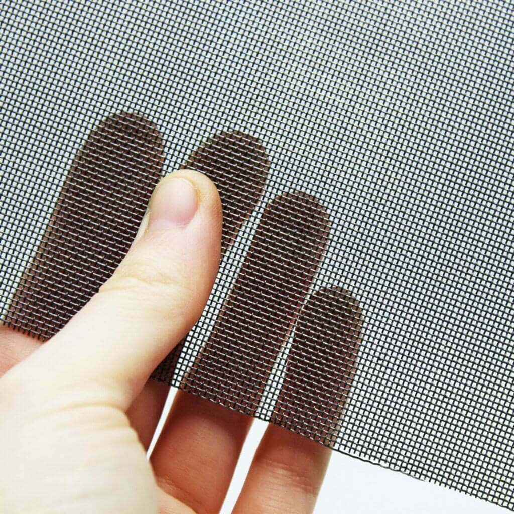0.56mm Hole Mild Steel Woven Wire Mesh - 0.35mm Wire - 28 LPI - The ...