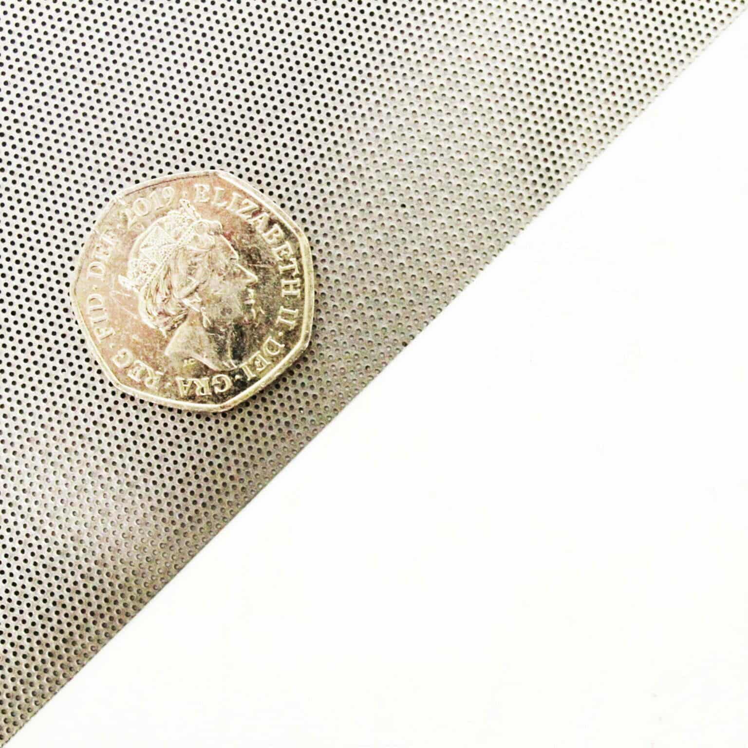 0.5mm Round Hole Mild Steel Mesh Perforated Plate Sieves - 1mm Pitch ...