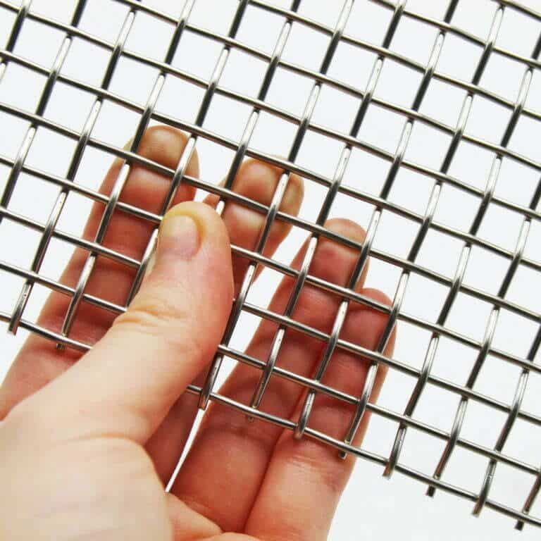 6.87mm Hole SS304 Stainless Steel Woven Mesh Panels – 1.6mm Wire – 3 ...