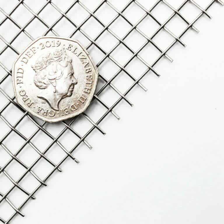 4mm Hole Heavy Duty Woven Wire Mesh – 304 Stainless Steel – 1mm Wire ...