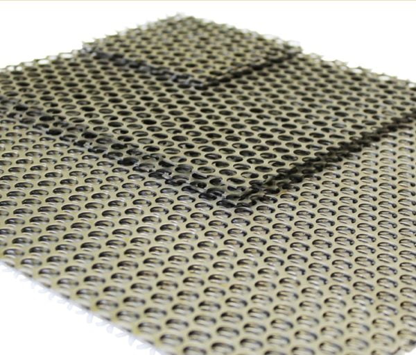 4.5mm Round Hole Mild Steel Metal Perforated Sheets -15mm Pitch x 1.5mm ...