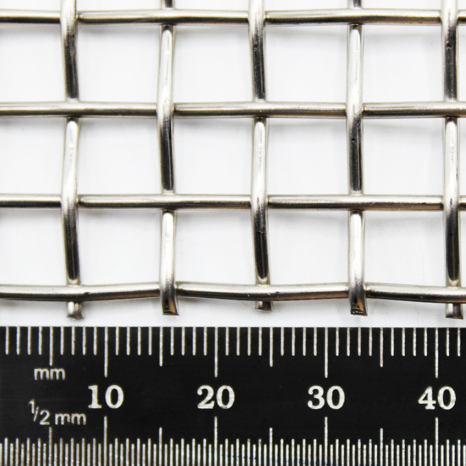Woven 304 Stainless Steel Wire Mesh | 3 Mesh / 6.8mm Aperture - The ...