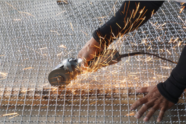 Guide to Cutting Heavy-Duty Mesh with an Angle Grinder - The Mesh Company